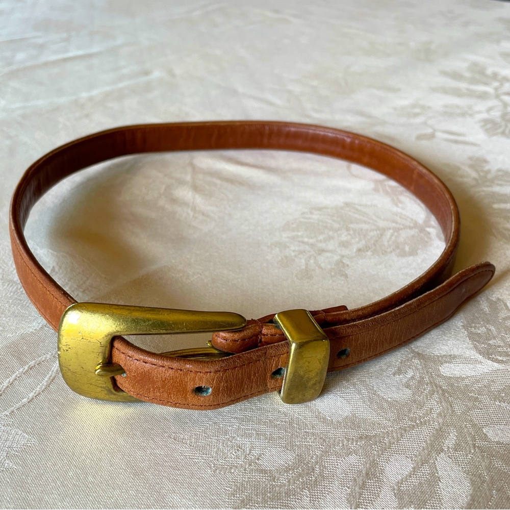 Vintage Coach Women’s British Tan Genuine Leather Bel… - Gem